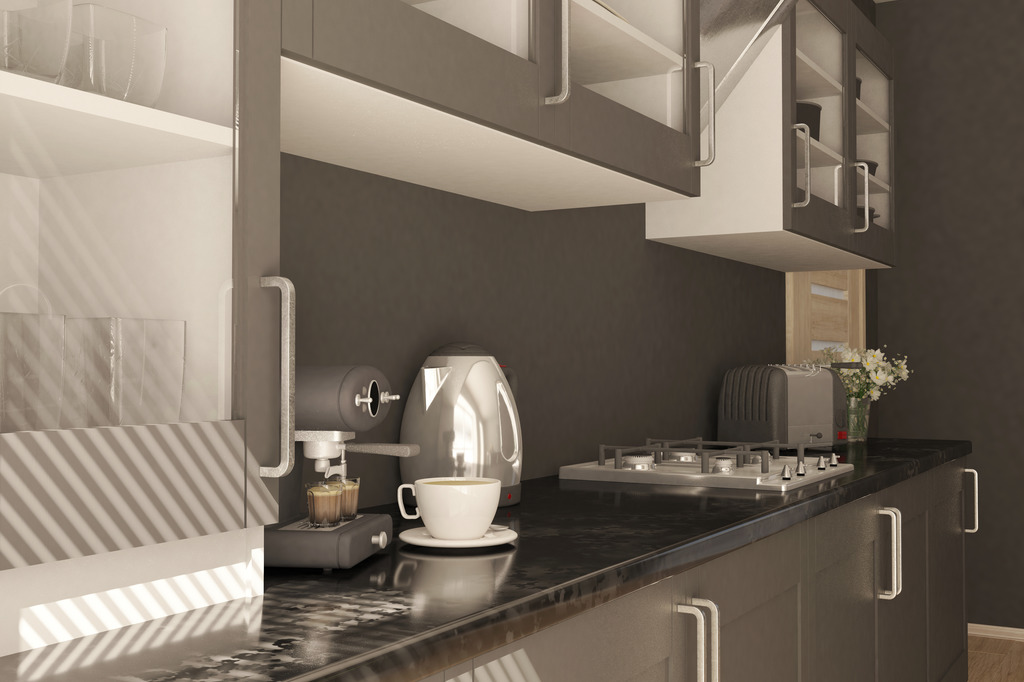 Modular Kitchen Works in Kerala | Glass Modular Kitchen Works